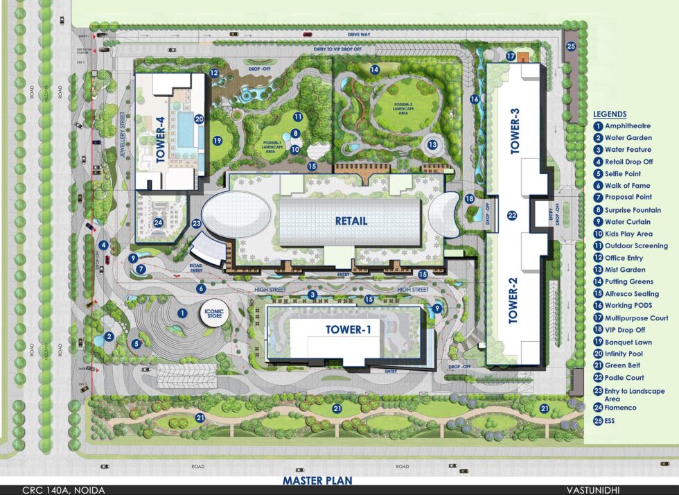 CRC The Flagship in Noida Sector 140A - Commercial Project